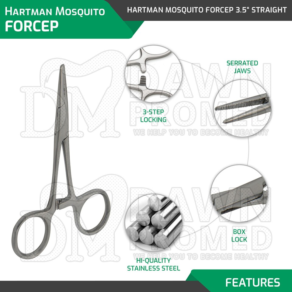 Hemostat Forceps Locking Clamps Individual & Sets Dental Surgical ...