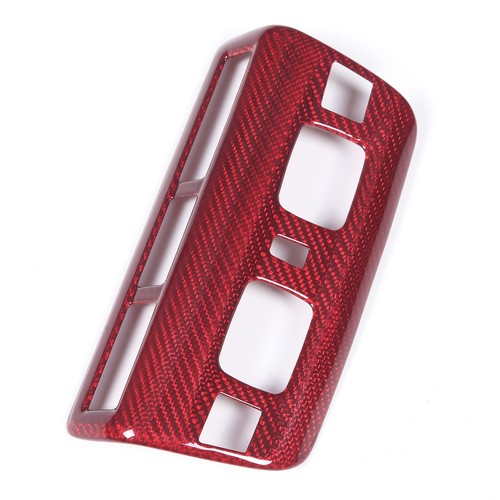 Red Carbon Fiber Car Roof Reading Light Frame Cover Trim For Corvette ...