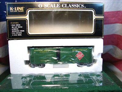 K-Line K756-1991 REA Railway Express Agency O Scale Diecast Reefer Car ...