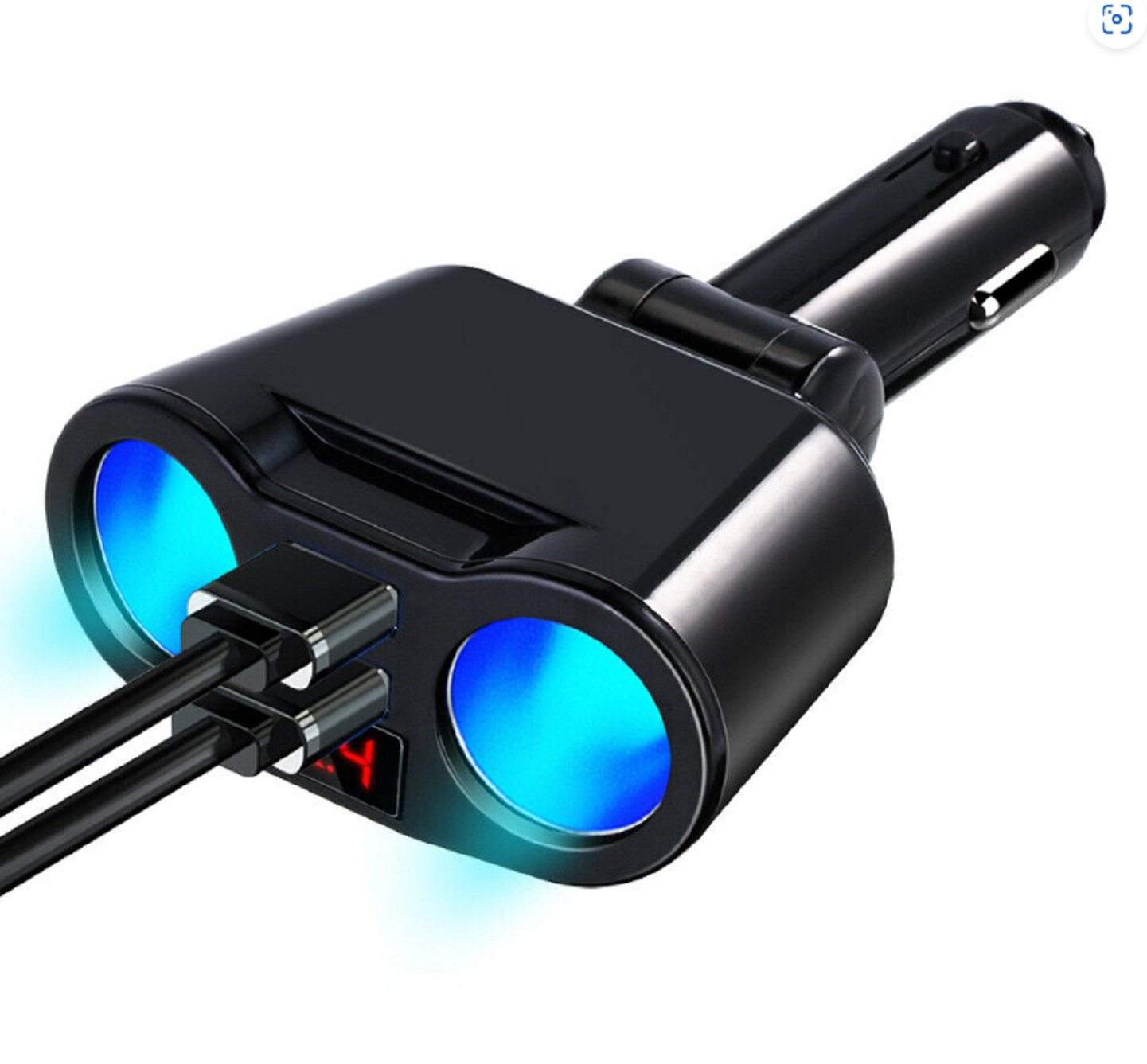 12V Dual USB Car Charger Cigarette Lighter Double Power Adapter Socket ...