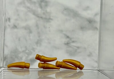 Lego Parts Lot x (5) ~ Pearl Gold Barb / Claw / Horn / Tooth - Small ...