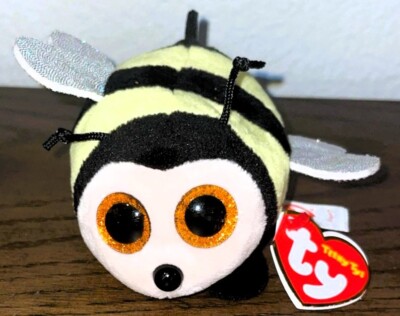 NWT TY Beanie Boos Teeny Tys 4" ZINGER Bee Stackable Plush Stuffed ...