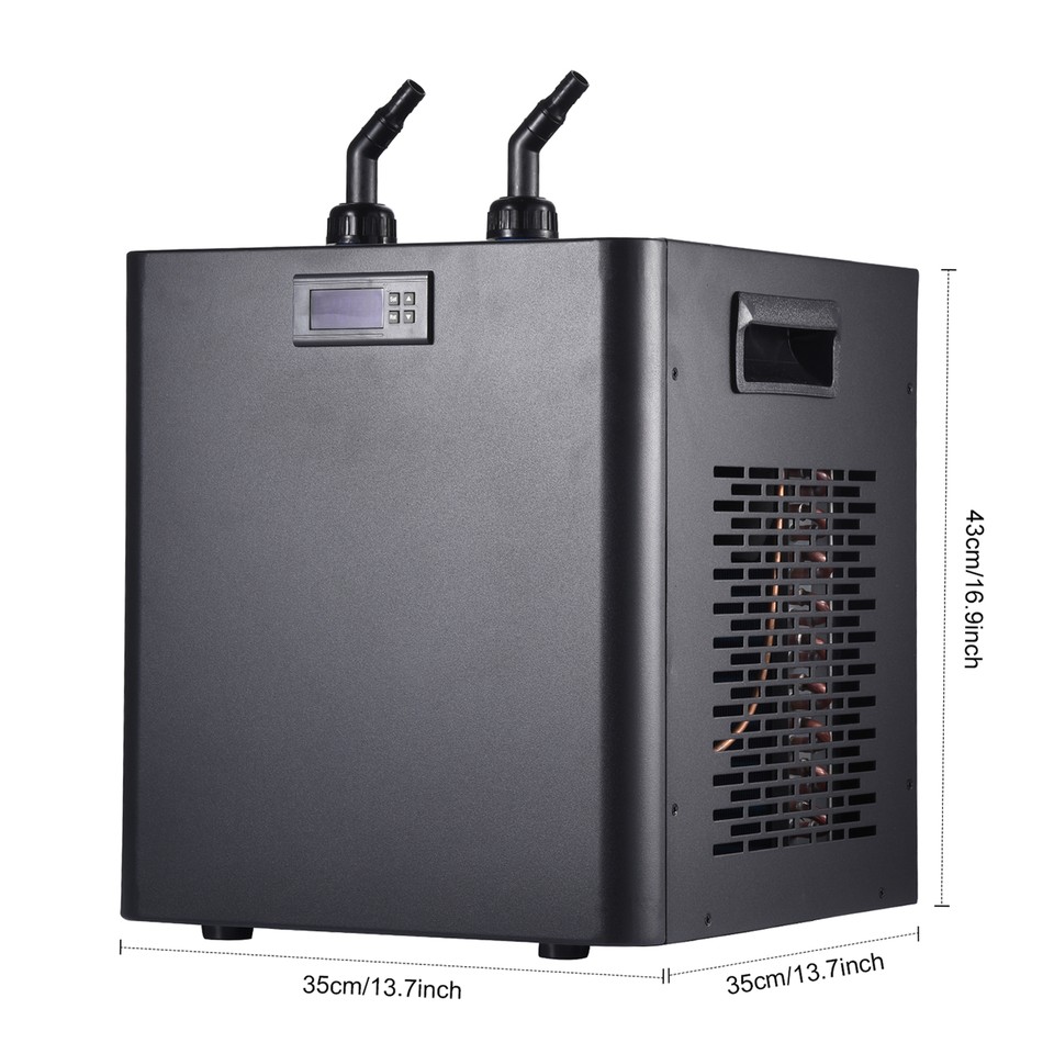 Aquarium Chiller 300L Fish Tank Hydroponics Cooler W/Pump1/3 HP Water ...