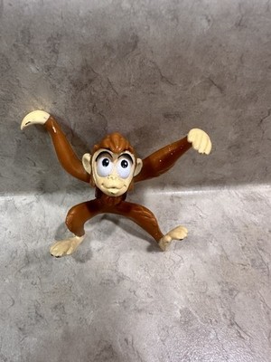 Vintage 1992 Walt Disney’s Aladdin ABU MONKEY PVC Toy Figure Mattel ...