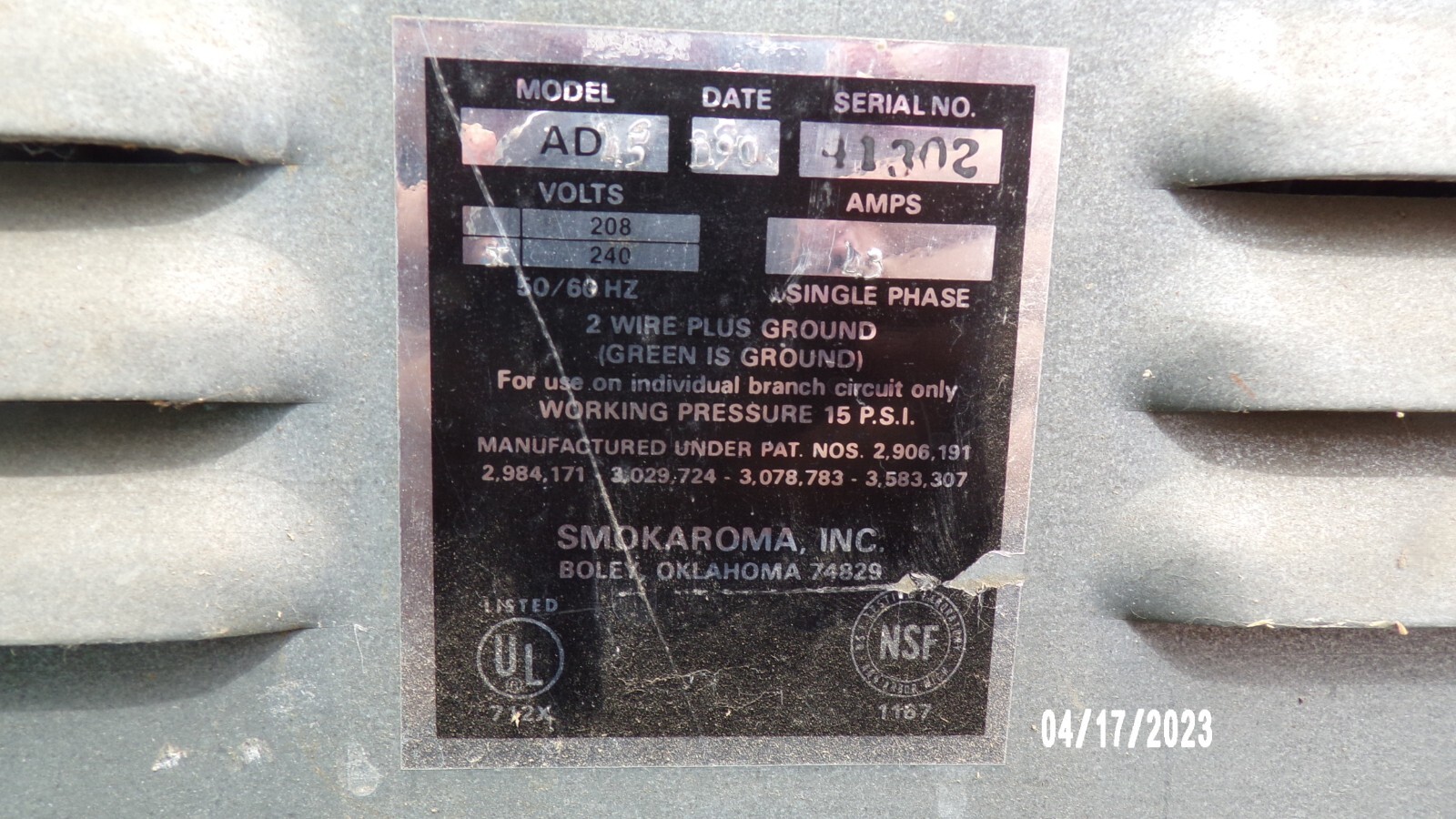 Smokaroma The Bar-B-Q-Boss Commercial Pressure Smoker, 220 Volt, 1 ...