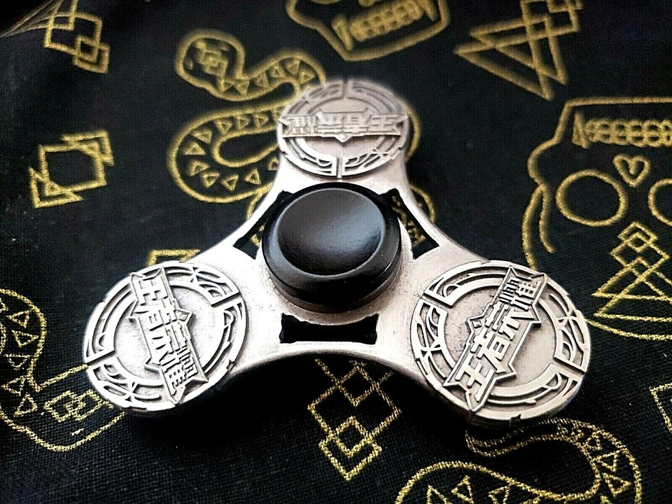 Gamer Fidget Spinner All Metal Toy Kids Adults Boys Girls Focus Stress ...
