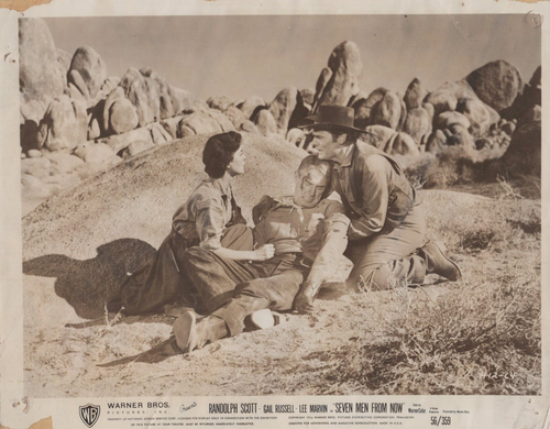 Randolph Scott + Gail Russell in Seven Men Never From Now (1956)🎬🌟 ...