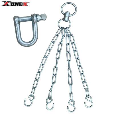 Wall Bracket Hanging Chain Punch Bag With D Shackle Heavy Duty Boxing ...