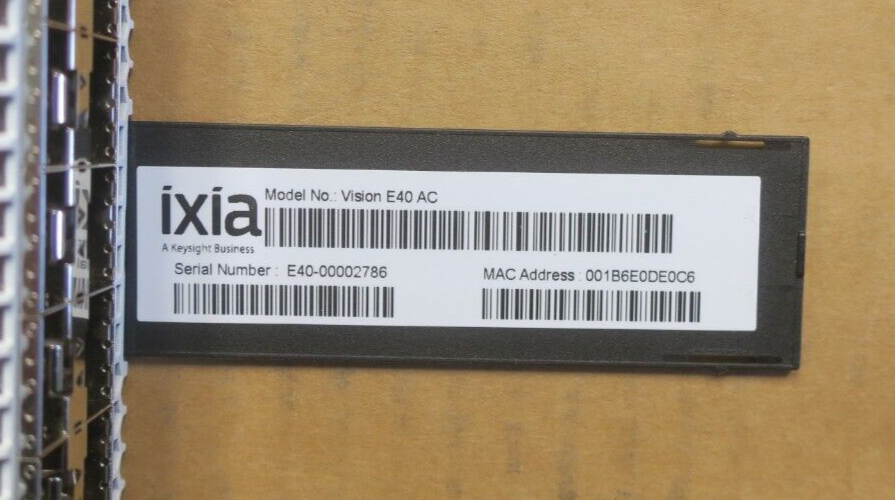 Ixia Vision Edge 40 E40 AC 48x 1/10Gb SFP+ + 6x 40Gb QSFP+ Network ...