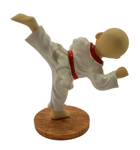 Chinese Kung Fu Martial Arts Boy Resin Figure Figurines Shaolin Monk ...
