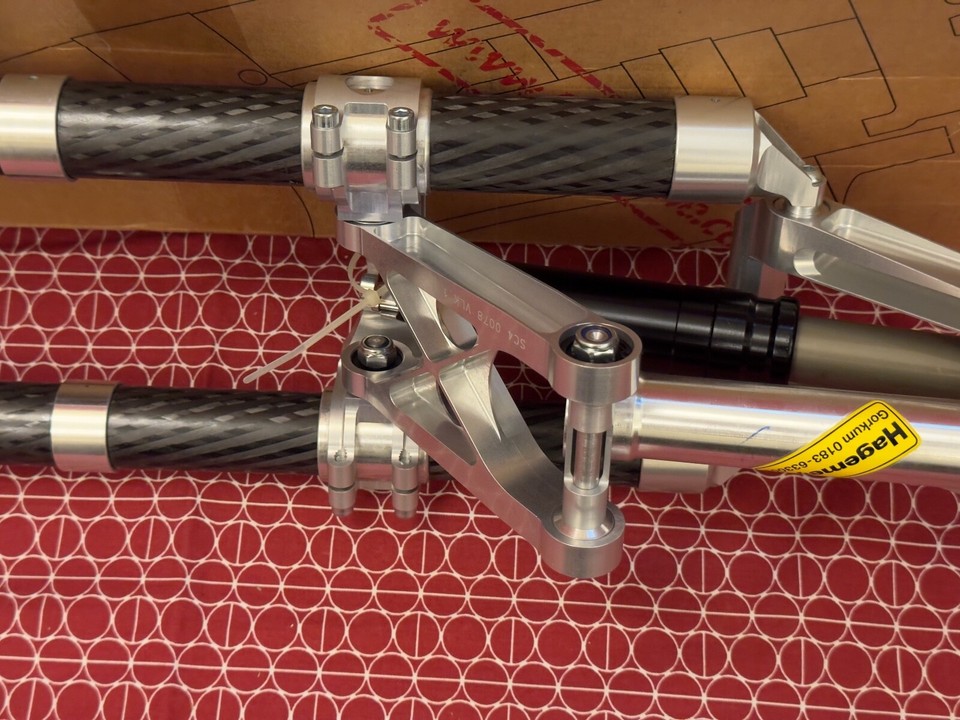 LOOK FOURNALES CARBON FIBER SUSPENSION FORK - DISC BRAKE MOUNT !!! | eBay