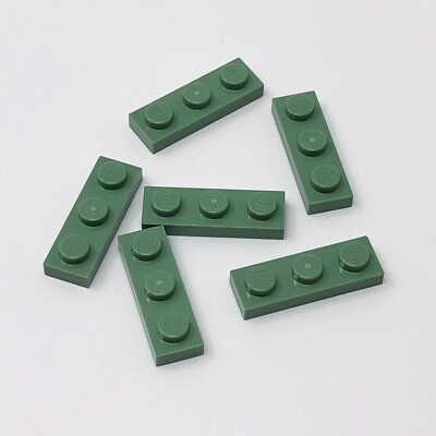 3623 LEGO Parts Plate 1x3 SAND GREEN (6) | eBay