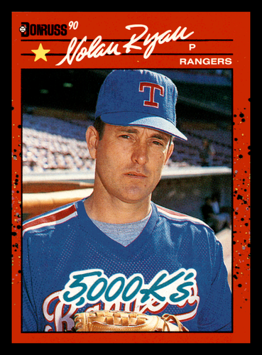 1990 Donruss Nolan Ryan HOF Texas Rangers #665 Near Mint NM | eBay