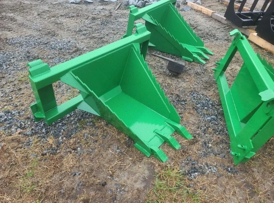 HD Stump Bucket For John Deere loader 100-500 models | eBay