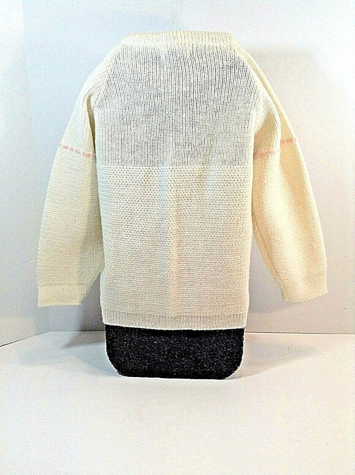 CHILD'S SWEATER-CARDIGAN=VTG 1950'S LABEL INTACT BYJANIE=100% ACRYLIC ...