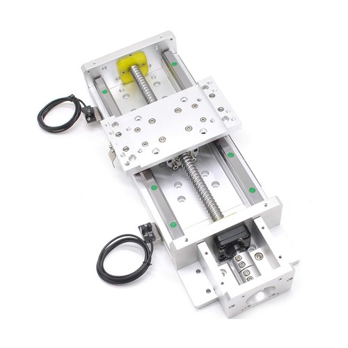 CNC Linear Rail Guide 100mm Ballscrew 1605 Slide Stage Load 250kg C7 ...