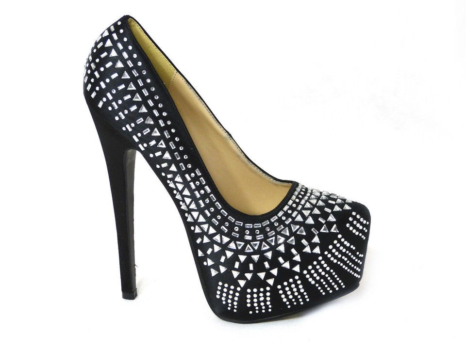 LADIES WOMENS HIGH HEEL STILLETO CONCEALED PLATFORM COURT SHOES SANDALS ...