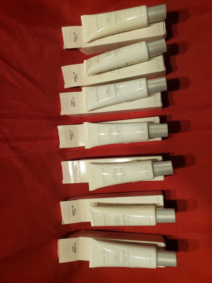 Mary Kay FULL COVERAGE Rare Disc Foundation IVORY BEIGE OR BRONZE NEW ...