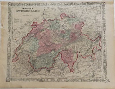 Entire US - 1864 Civil War Era Map