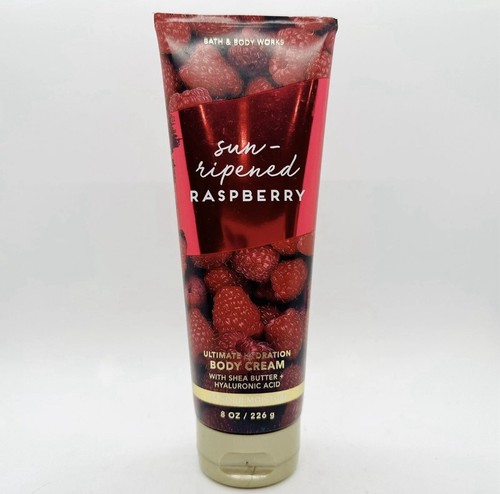 1/BATH & BODY WORKS SUN-RIPENED RASPBERRY ULTIMATE HYDRATION BODY CREAM ...