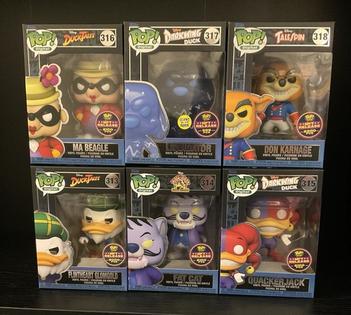 Funko Pop! Disney Afternoon Full Set Liquidator Don Karnage Fat Cat ...