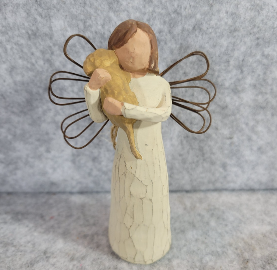 1999 Demdaco Willow Tree Angel of Friendship Figurine Susan Lordi With ...