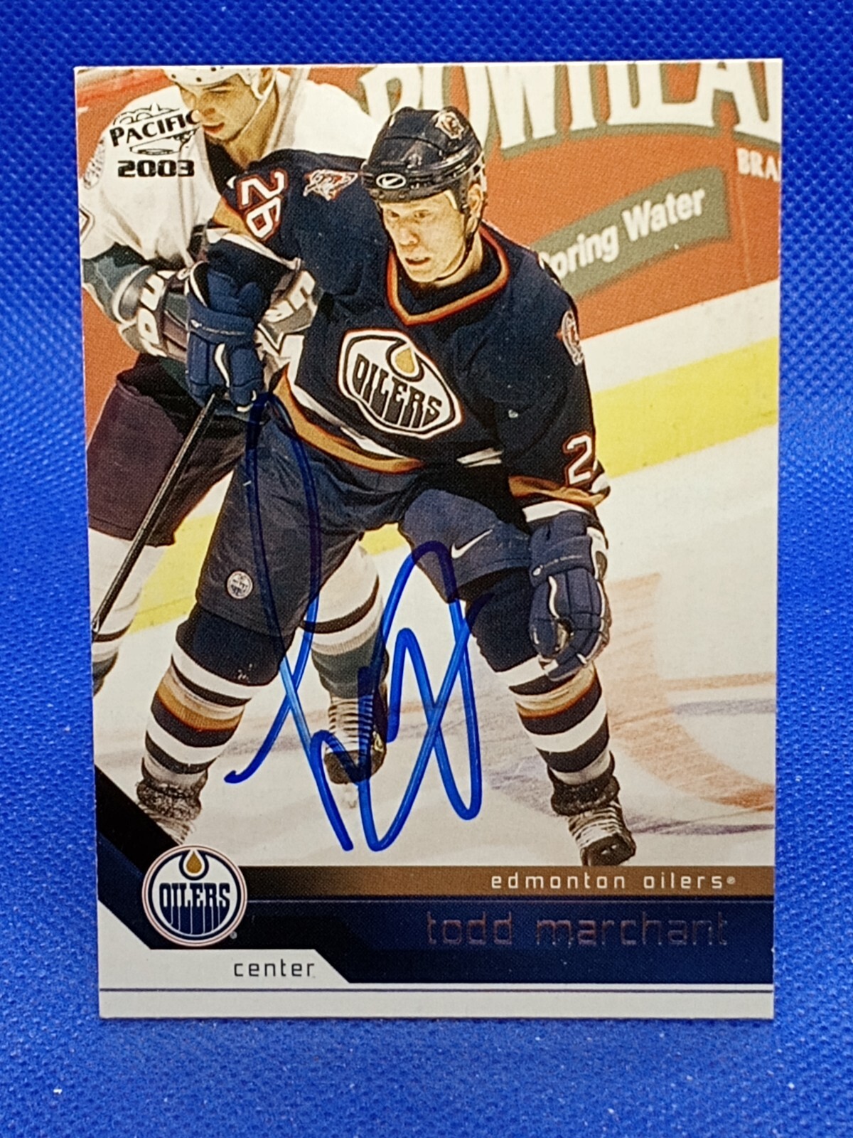 AUTOGRAPH AUTO Todd Marchant 2003 Pacific #145 | eBay