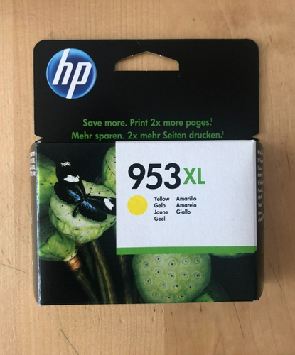Genuine HP 953 XL Ink - YELLOW / OFFICEJET PRO 7700 8200 (INC VAT ...