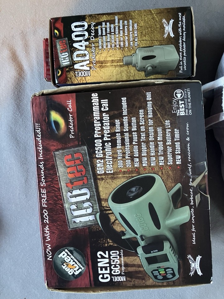 ICOtec Fox Call GC500 PLUS/Hellion Programmable Fox Call and Sound Plus ...