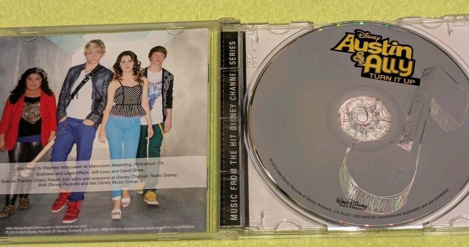 Austin & Ally CD turn it up ~ disney tv soundtrack show | eBay UK