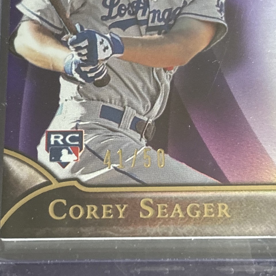 2016 Topps Tribute Tribute Autographs Corey Seager #TA-CS Purple /50 ...