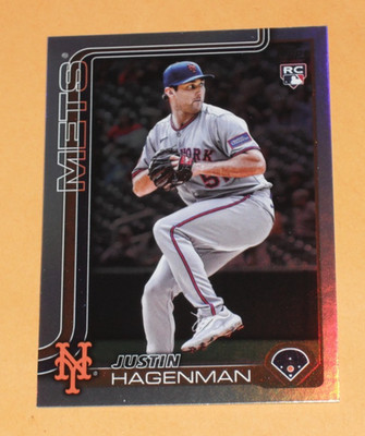 2025 Topps Update Justin Hagenman #US108 Rainbow Foil Rookie Card RC ...