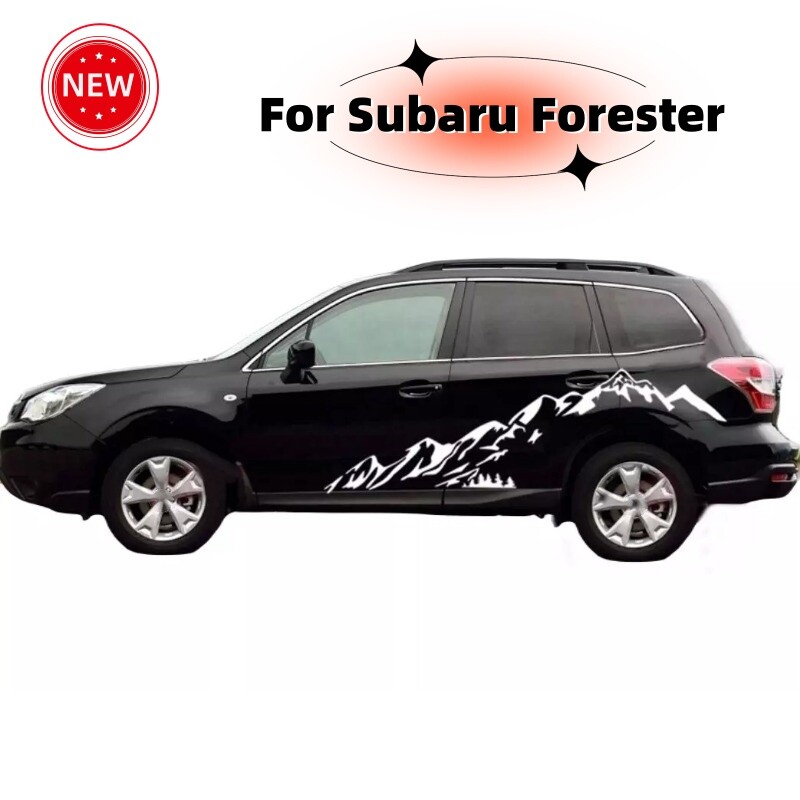 For Subaru Forester Graphic Mountain Car Vinyl Stickers Side Door ...
