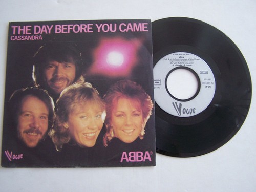 SP 45 TOURS VINYLE , ABBA , THE DAY BEFORE YOU CAME . VG - / EX . | eBay