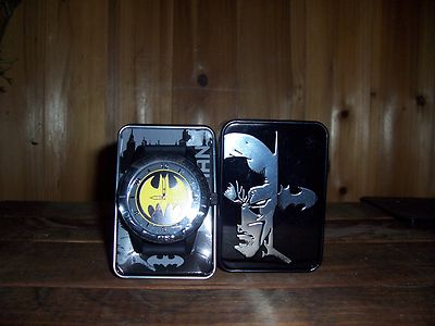 DC COMICS BATMAN WRIST WATCH COLLECTORS WATCH COMIC BOOK HERO APPAREL ...