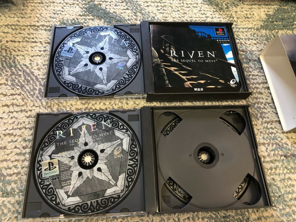 PlayStation 1 Riven: The Sequel to Myst PS1 Sony Japan game set ps1 | eBay