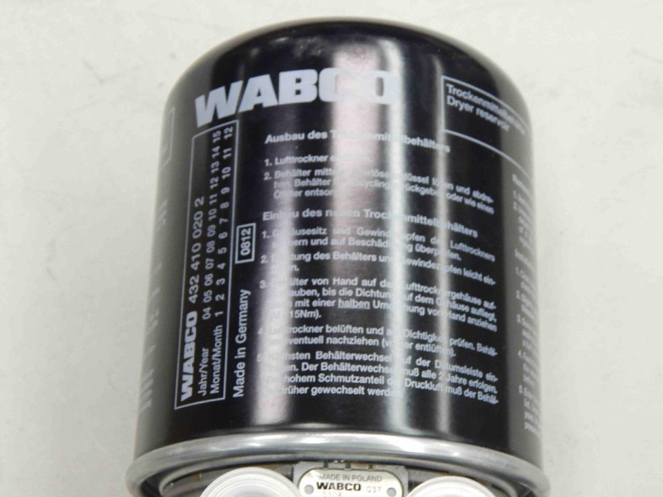 Wabco Valve Relay Filter Assy 013465 432-410-020-2 4324102020 2530-99 ...