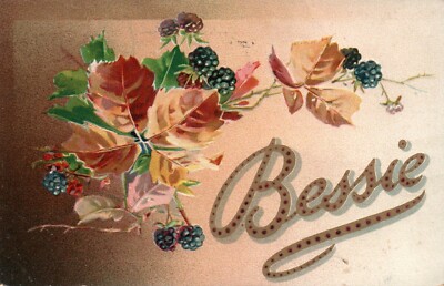 Antique Bessie Female Name Postcard Raphael Tuck and Sons Used 1910 | eBay