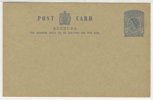 Bermuda Reply Card Postal Stationery Postcard - (P51) | eBay