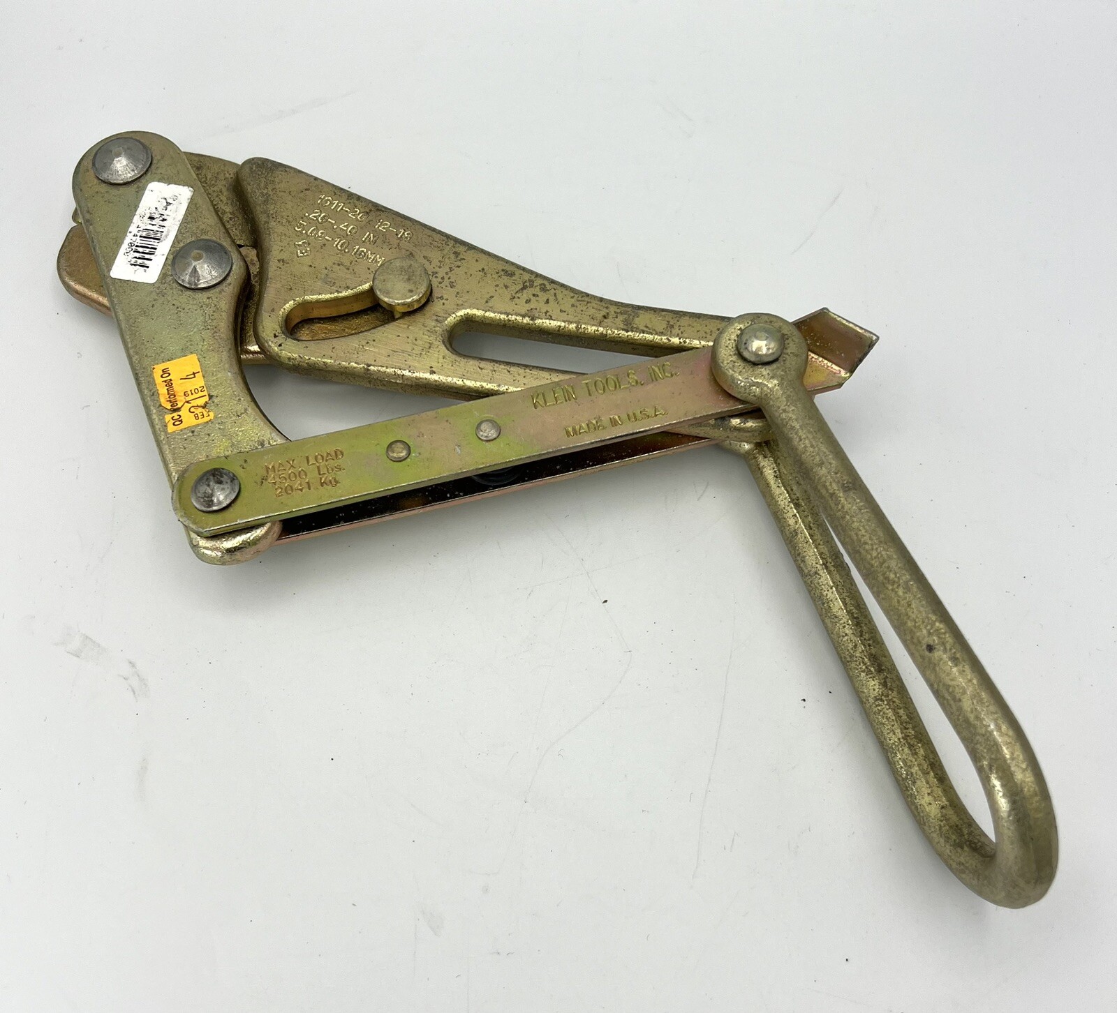 Klein Tools 1611-20 Chicago® Grip For Bare Wire 12-18 20/40 Inch Max ...