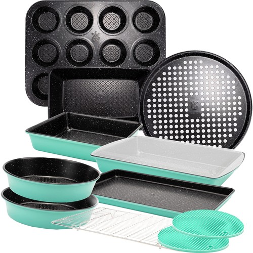 12 Pc Nonstick Carbon Steel Bakeware Set Heavy Duty Professional ...