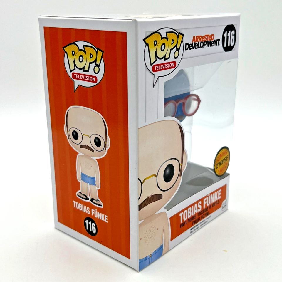 Funko POP! TV Arrested Development TOBIAS FUNKE (Blue) #116 CHASE with ...