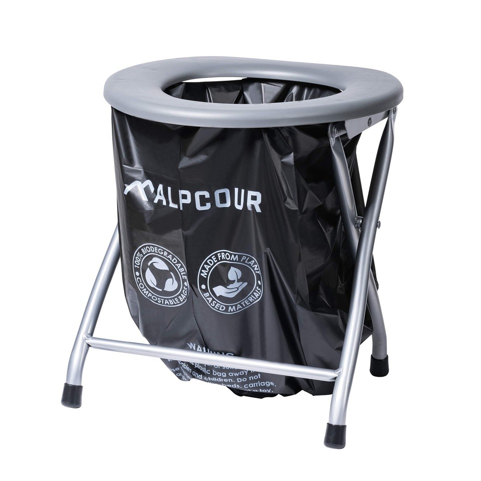 Alpcour Portable Toilet Seat – Compact Lightweight Indoor & Outdoor ...