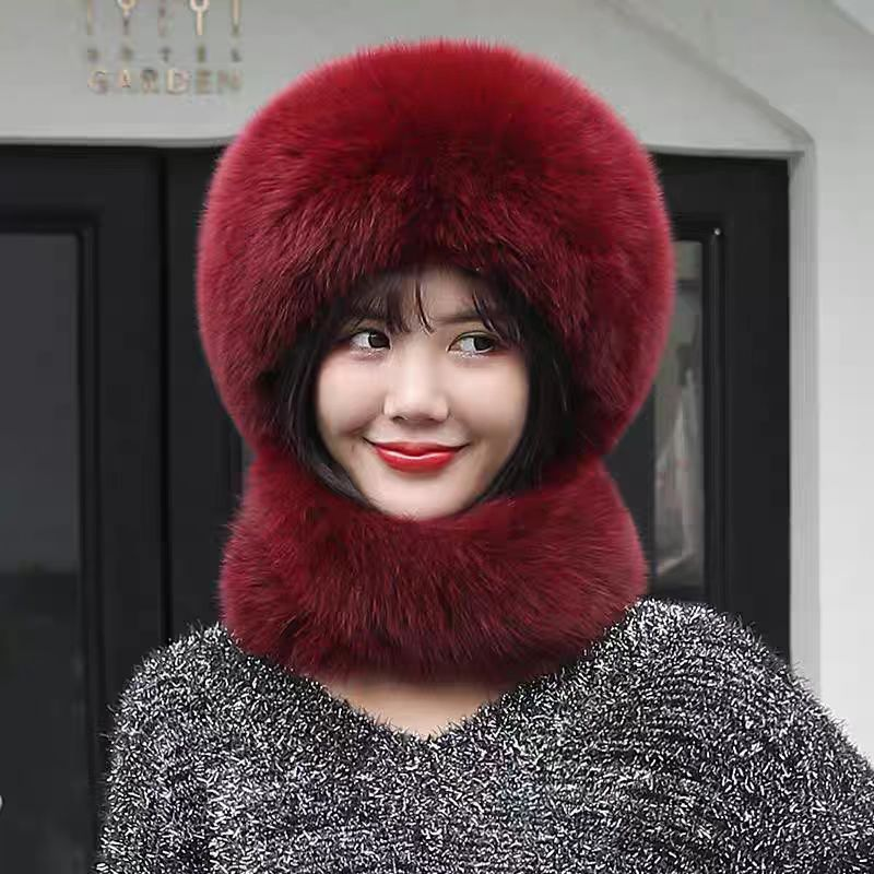 Real Silver Blue Fox Fur Hat Shapka Ushanka Whole Pelt Russian Hat w ...