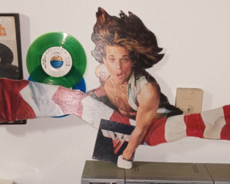 DAVID LEE ROTH Van Halen II ORIGINAL 1979 CARDBOARD SPLITS DISPLAY MOBILE RARE | eBay