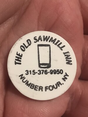 Plastic Trade Token - The Old Sawmill Inn - Number Four Pennsylvania | eBay
