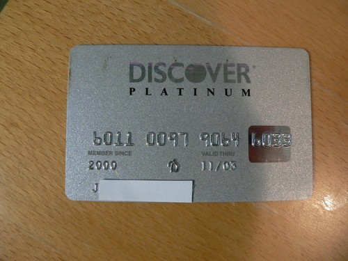 Vintage Discover Platinum Credit Card Expired in 2003 | eBay