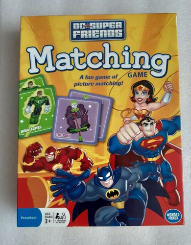 DC Comics Super Friends Picture Matching Memory Game 2015 Comic Book ...