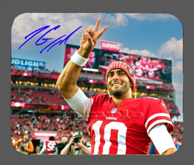 Jimmy Garoppolo San Francisco 49ers Facsimile Autographed Mouse Pad ...