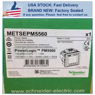 SCHNEIDER ELECTRIC PowerLogic Power Meter METSEPM5560 | eBay